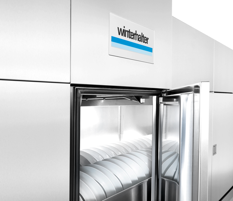 MTF meertanksbandtransportvaatwasmachine voor kantinekeukens | Winterhalter